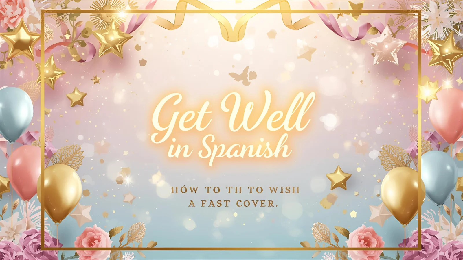 601+ Get Well in Spanish: How to Wish a Fast Recovery