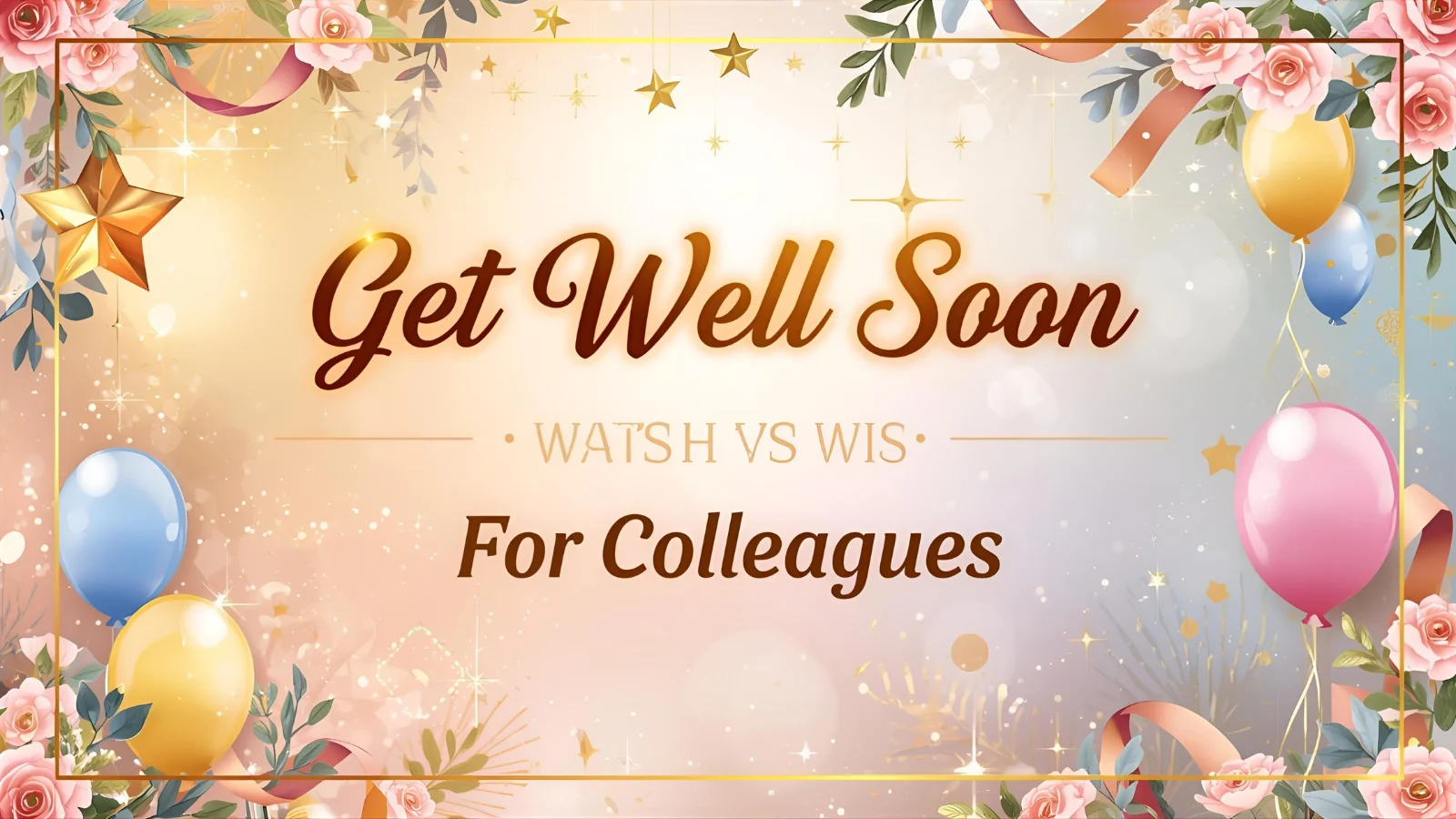 635+ Get Well Soon Wishes for Colleagues