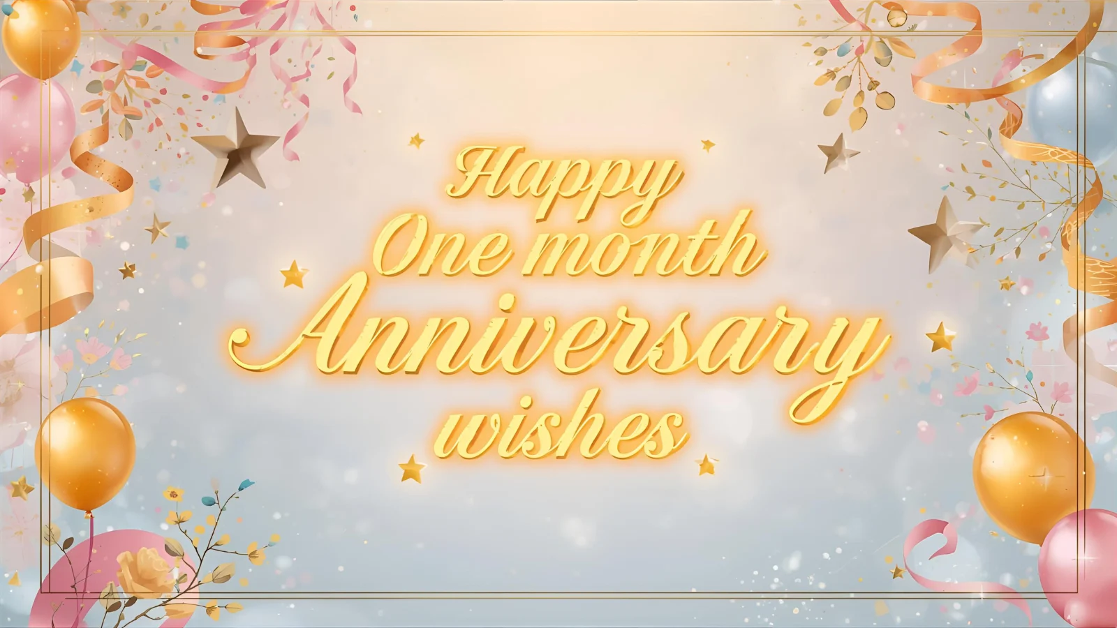 800+ Happy One Month Anniversary Wishes